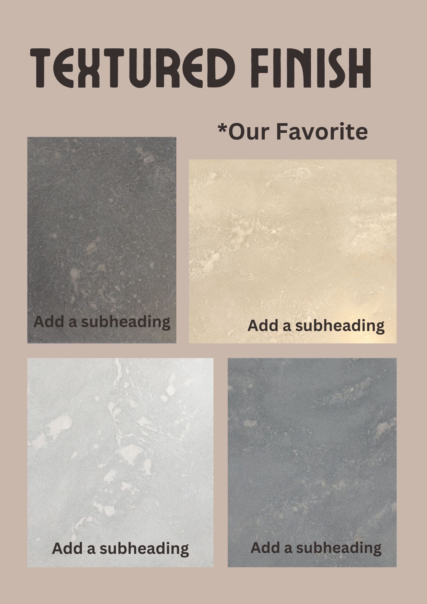 Concrete Colors and Finishes by Wood and Stone Designs