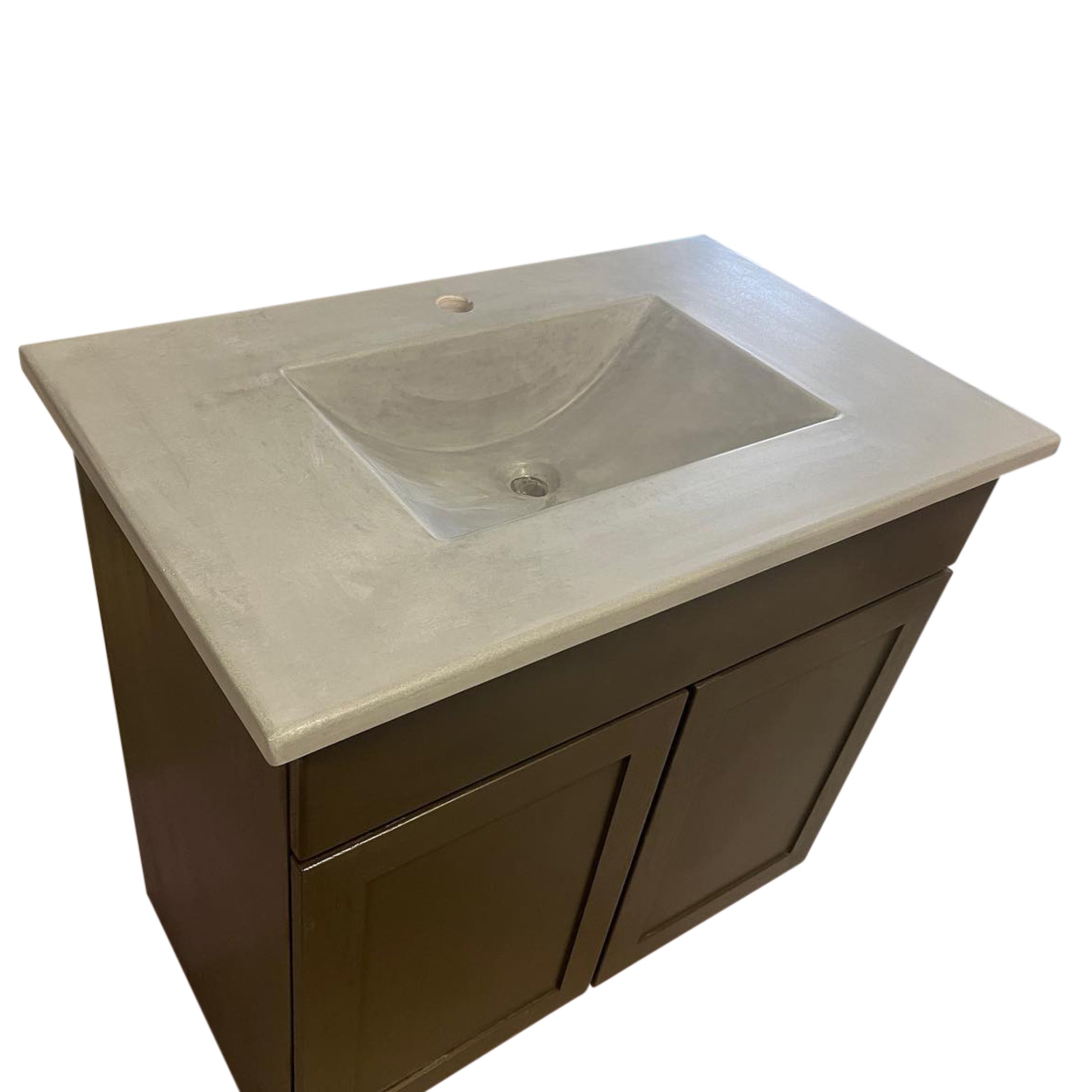 Palmer Single Vanity Cabinet & Vanity Top SET – Wood and Stone Designs