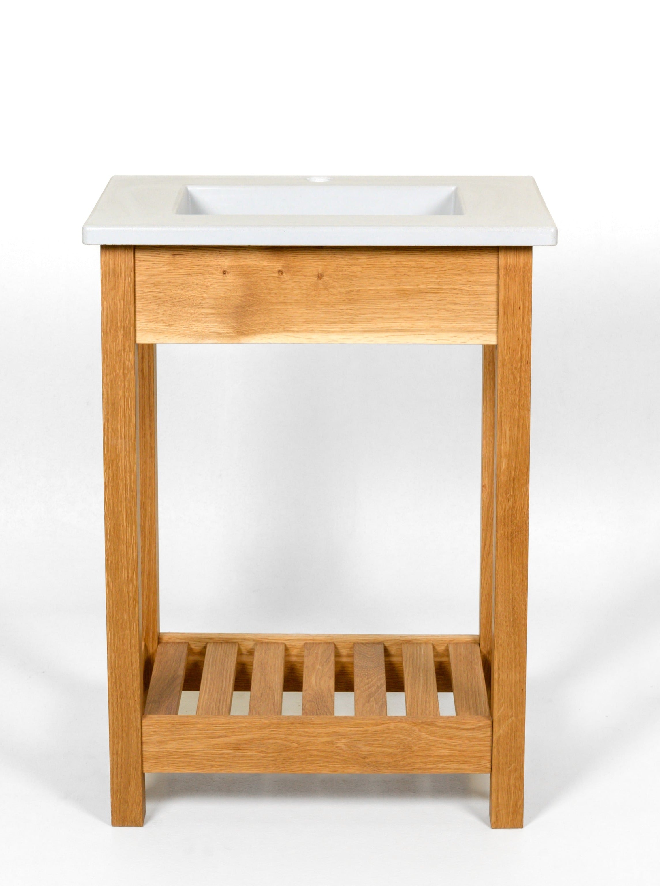 Single Bathroom Vanity Cabinets & Concrete Vanity Top Sets – Wood and ...